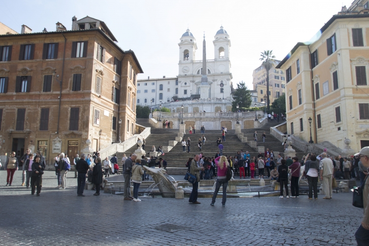 Billeder af den Spanske Trappe - Godtur.dk